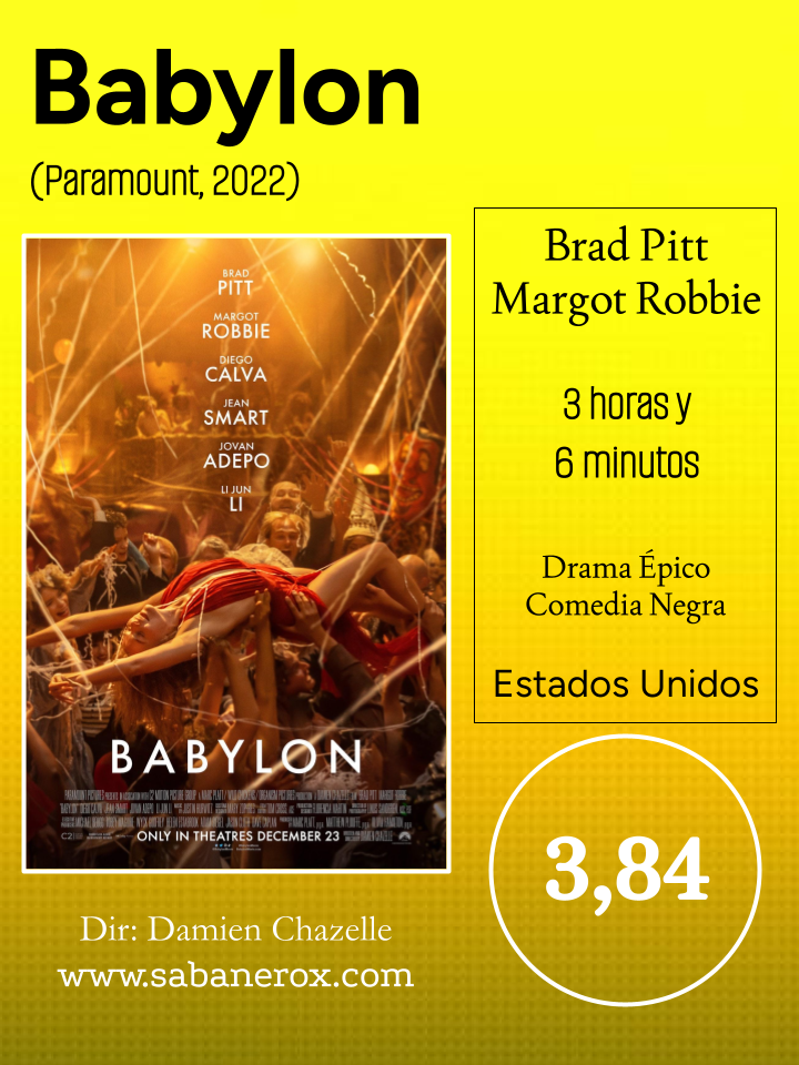 Babylon ^ Calificación y Rating – El Sabanero X